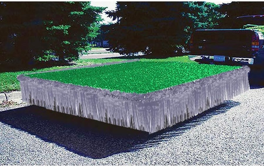 Silver 30" Metallic Fringe - Parade Float Supplies Now